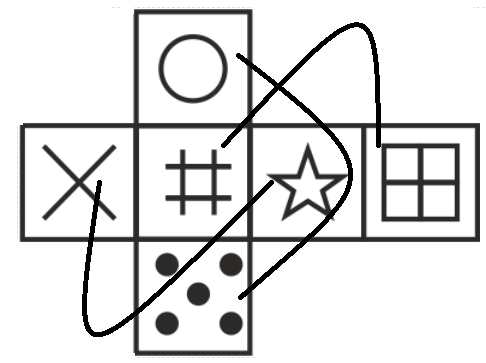 Which of the following cube in the answer figures cannot be made based on the unfolded cube in ...