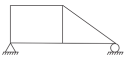 Identify the type of truss shown in the given figure.